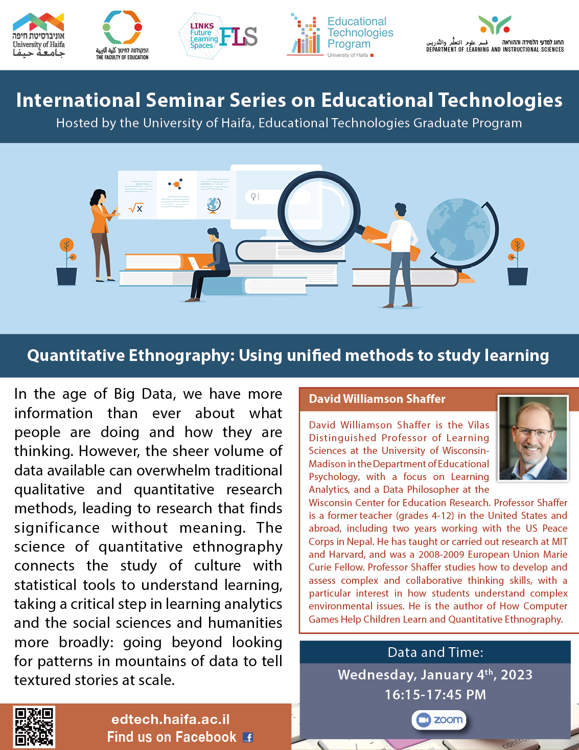 Quantitative Ethnography: Using unified methods to study learning ...